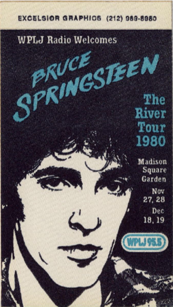 Bruce Springsteen Backstage Pass from Madison Square Garden, Nov 27 ...