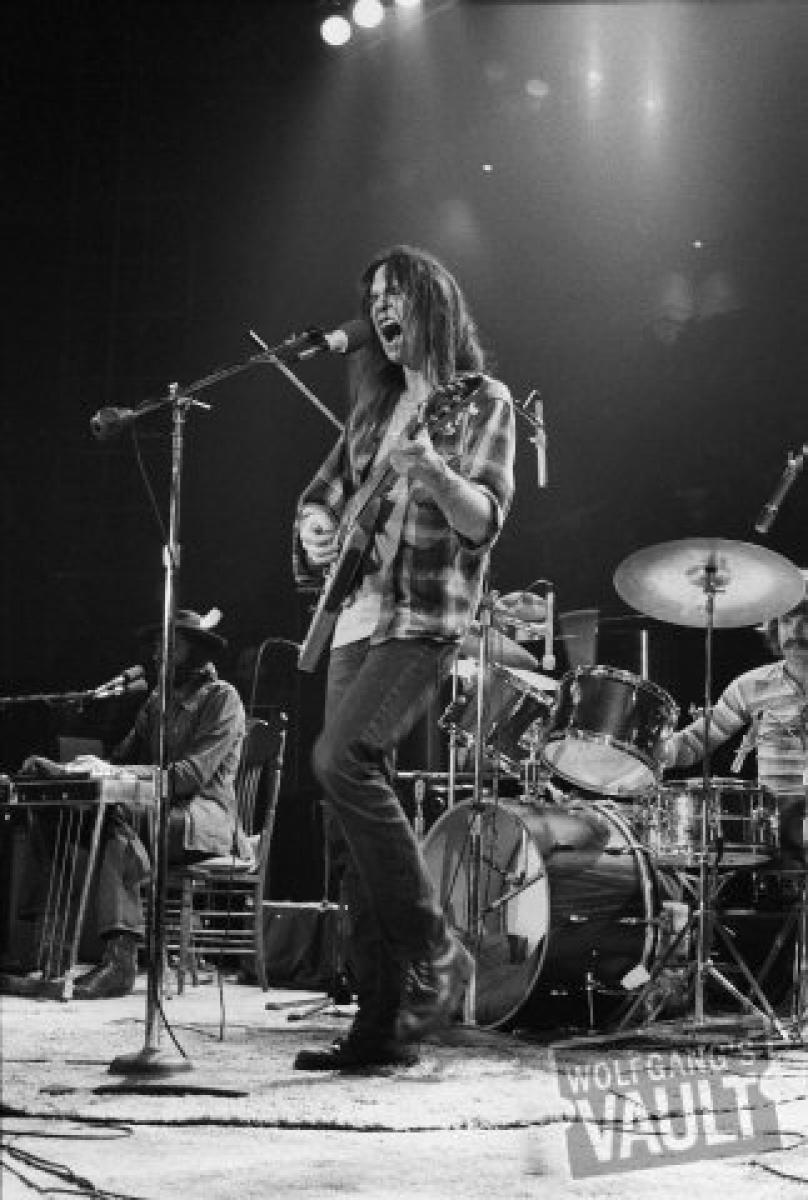 Neil Young Vintage Concert Photo Fine Art Print from New Haven Veterans ...