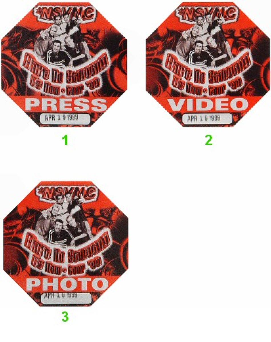 *NSYNC Backstage Passes at Wolfgang's