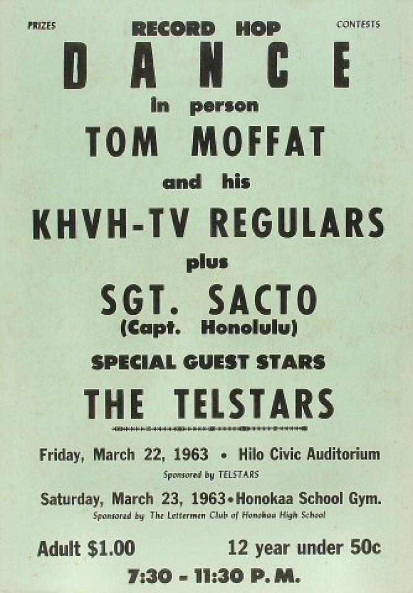 Tom Moffatt Vintage Concert Poster from Old Civic Auditorium, Mar 22 ...