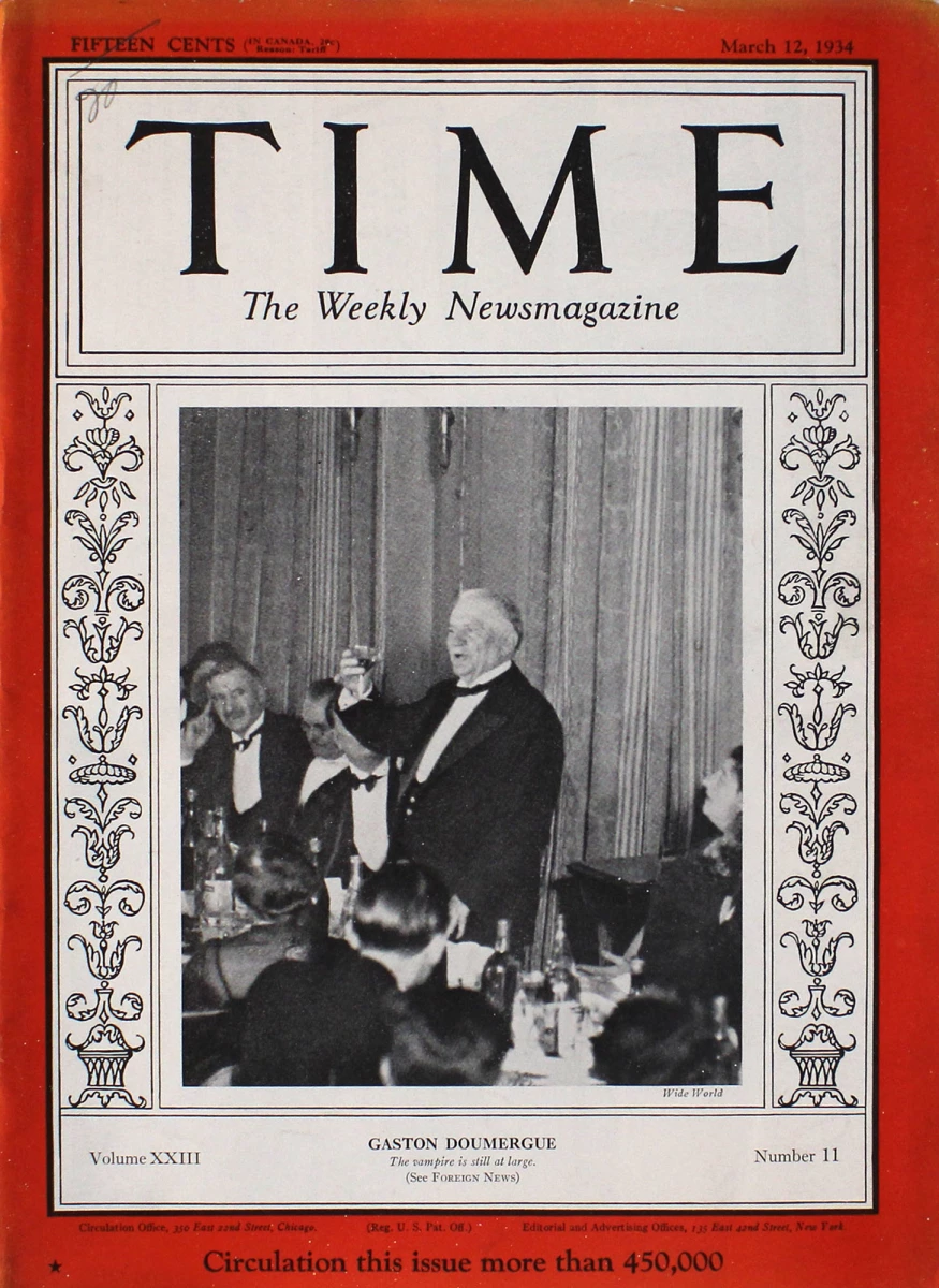 Time | March 12, 1934 at Wolfgang's