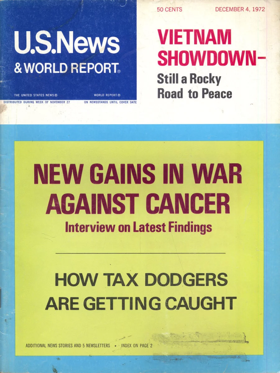 U.S. News & World Report | December 4, 1972 at Wolfgang's