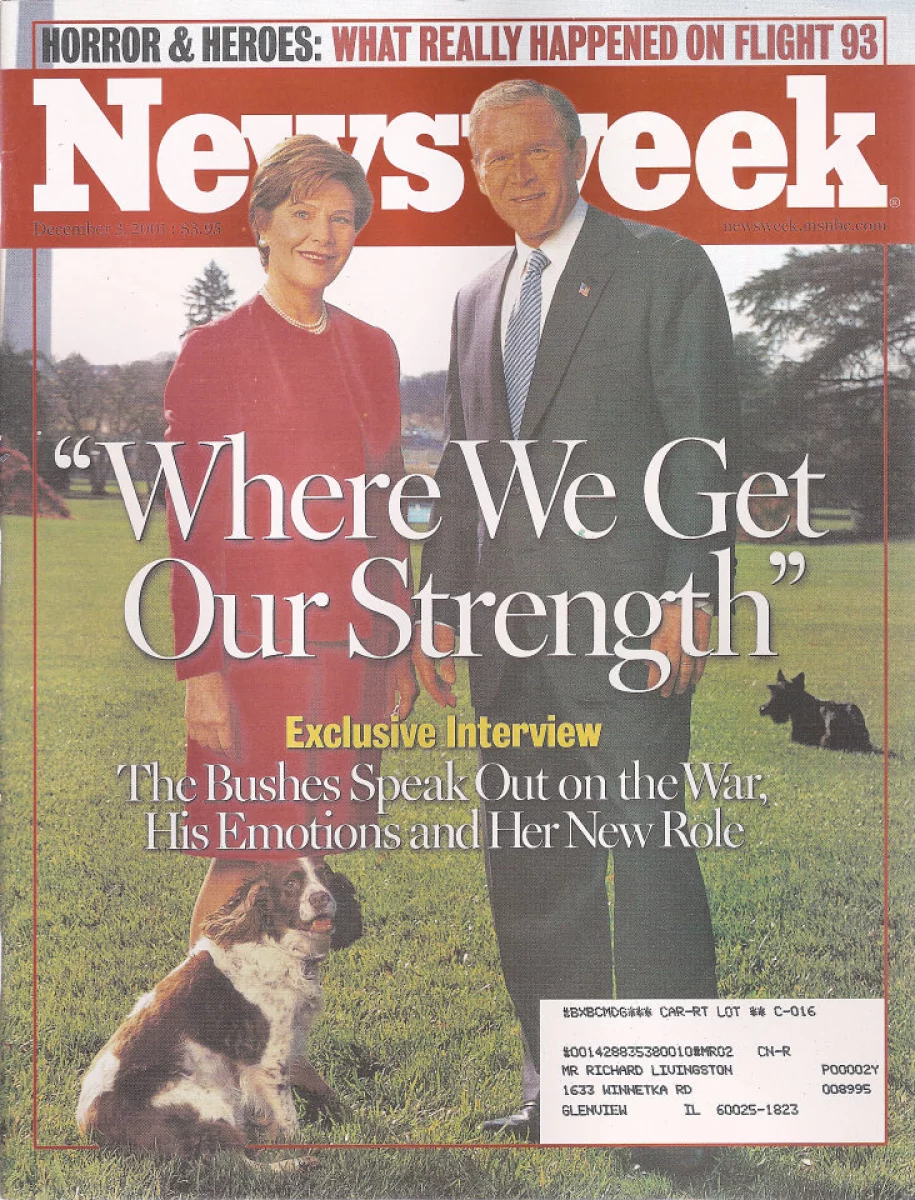 Newsweek | December 3, 2001 at Wolfgang's