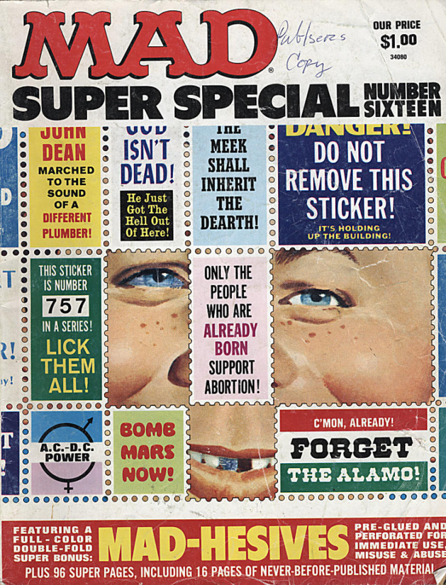 MAD Super Special No. 16 | 1975 at Wolfgang's