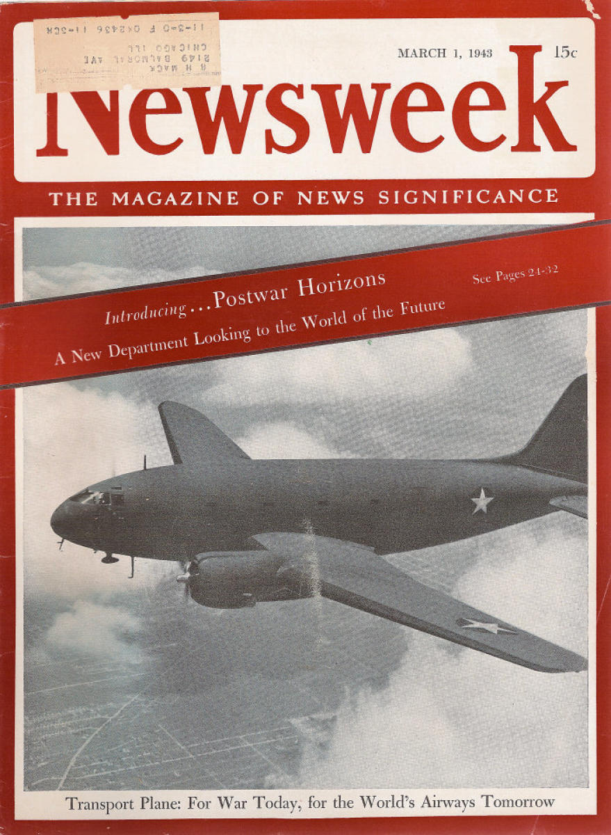 Newsweek | March 1943 at Wolfgang's
