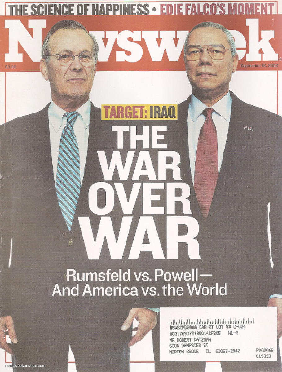 Newsweek | September 16, 2002 at Wolfgang's