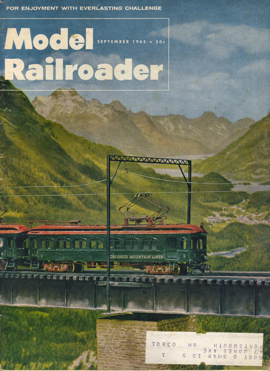 Model Railroader | September 1965 at Wolfgang's