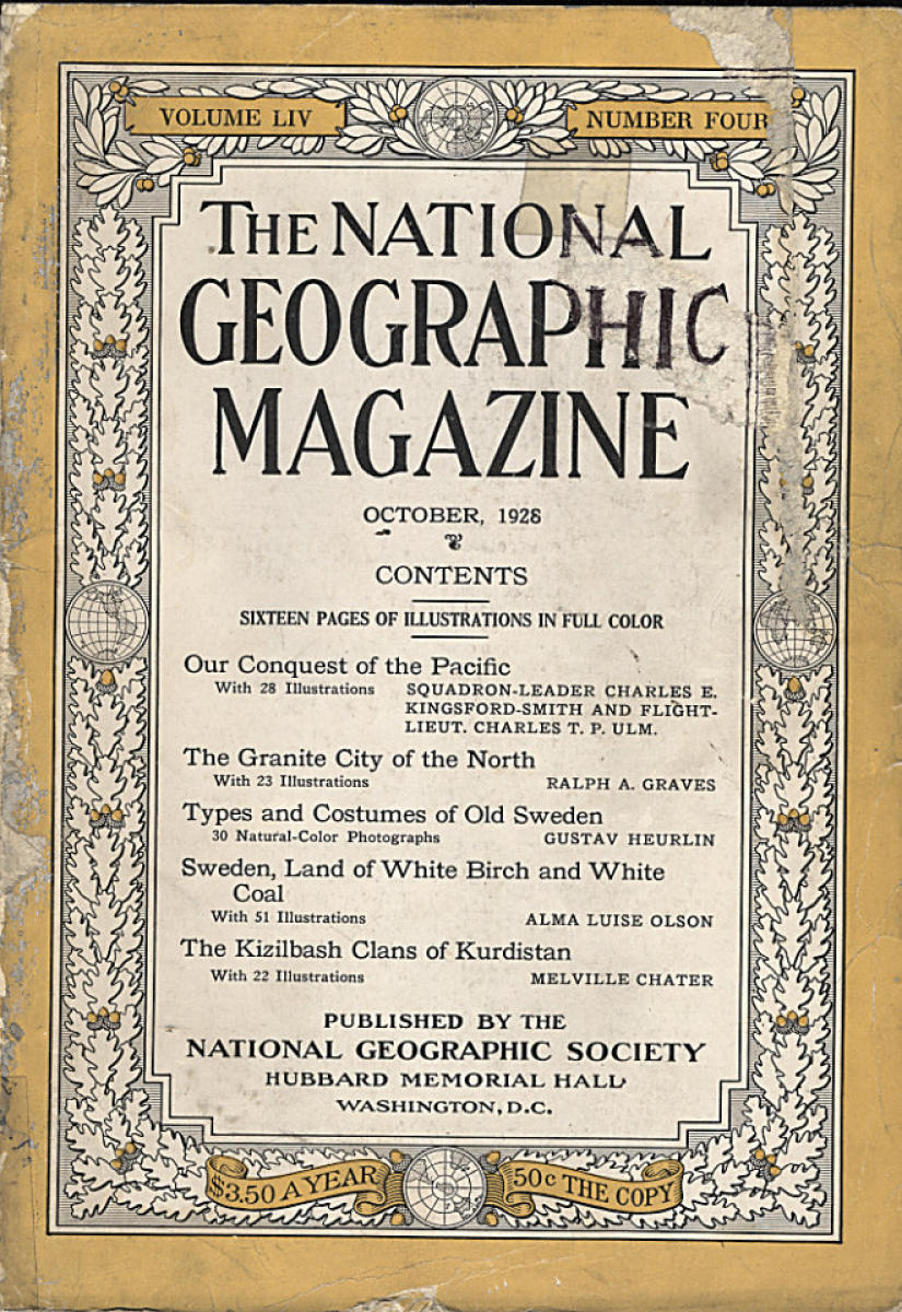 National Geographic | October 1928 at Wolfgang's