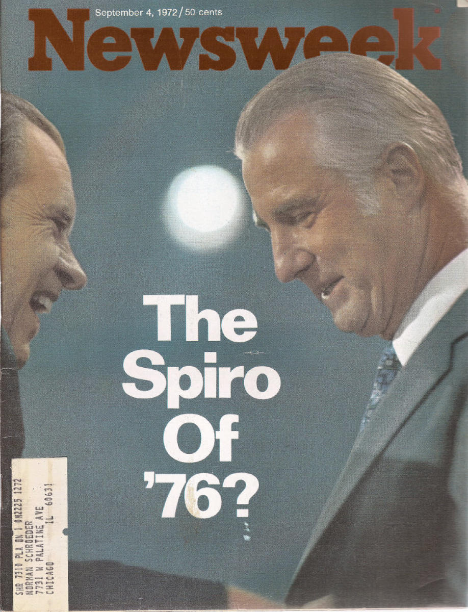 Newsweek | September 4, 1972 at Wolfgang's