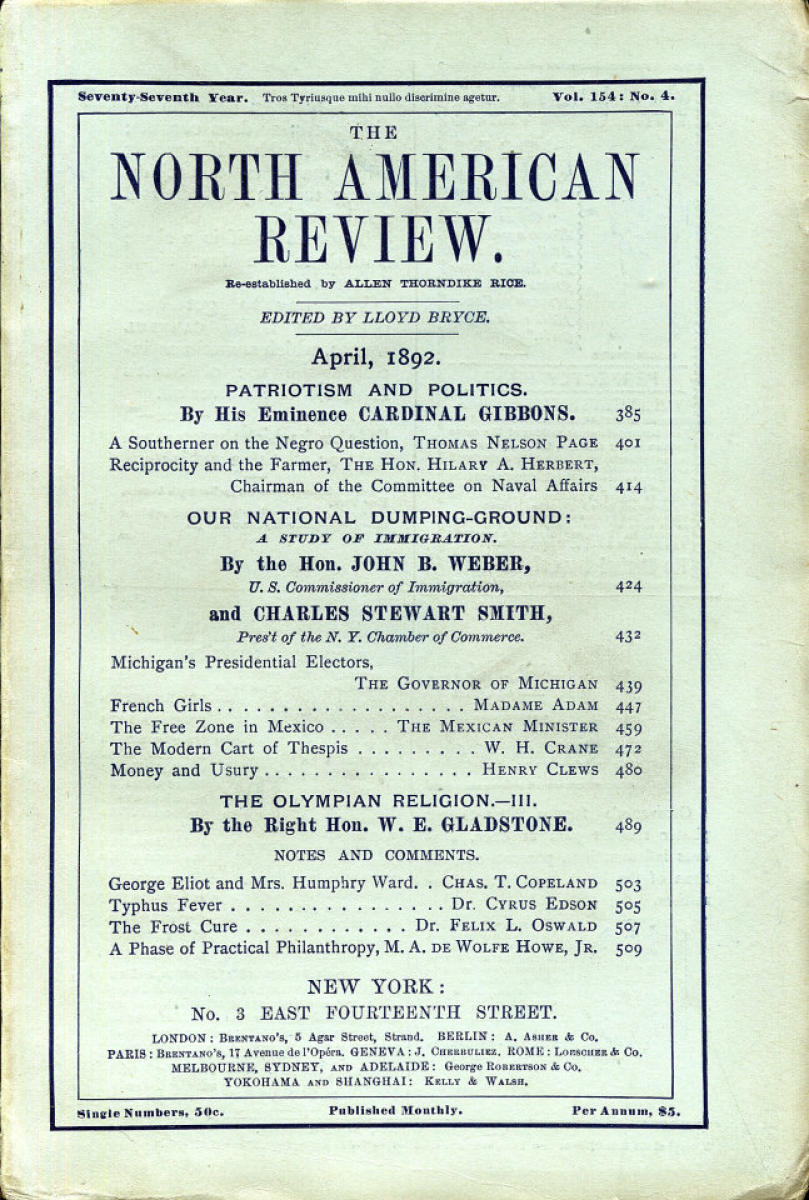 North American Review at Wolfgang's