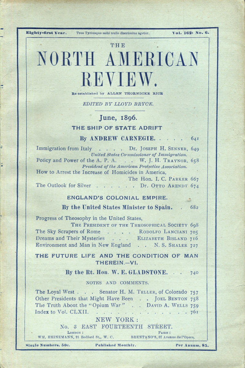 North American Review at Wolfgang's