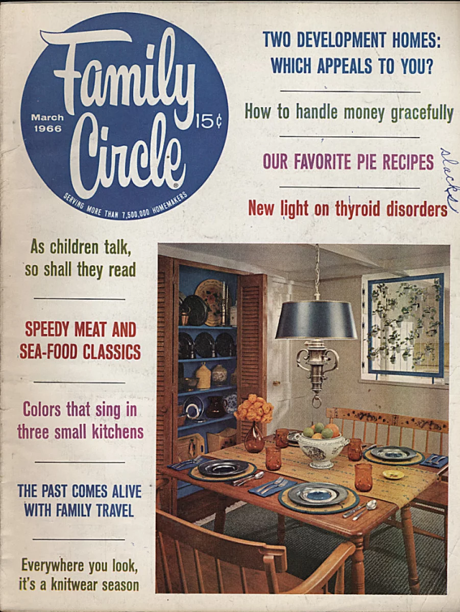 Family Circle | March 1966 at Wolfgang's