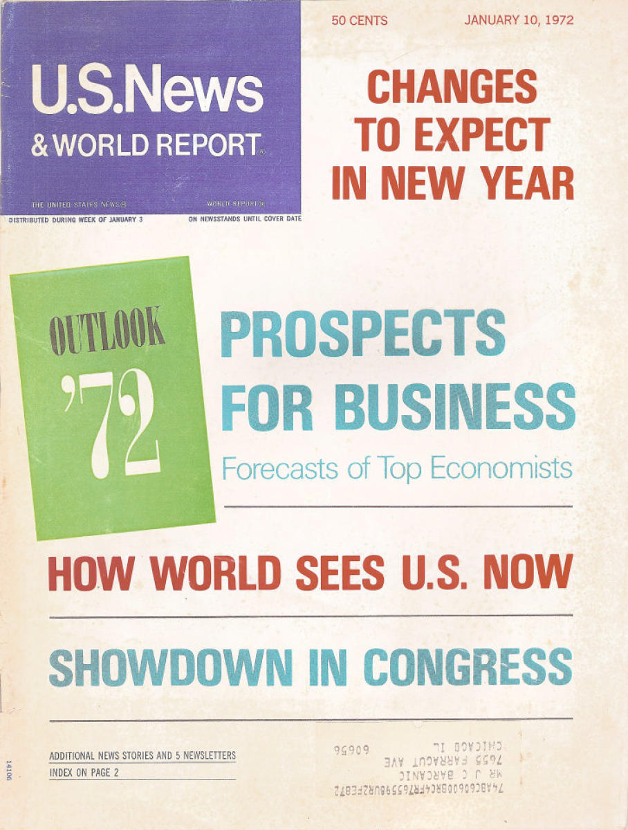 U.S. News & World Report | January 10, 1972 at Wolfgang's