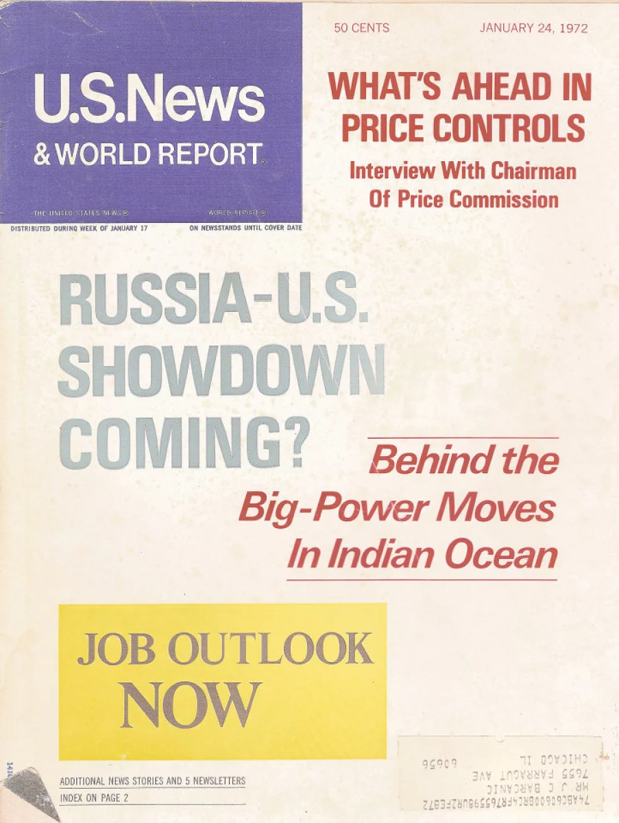 U.S. News & World Report | January 24, 1972 at Wolfgang's