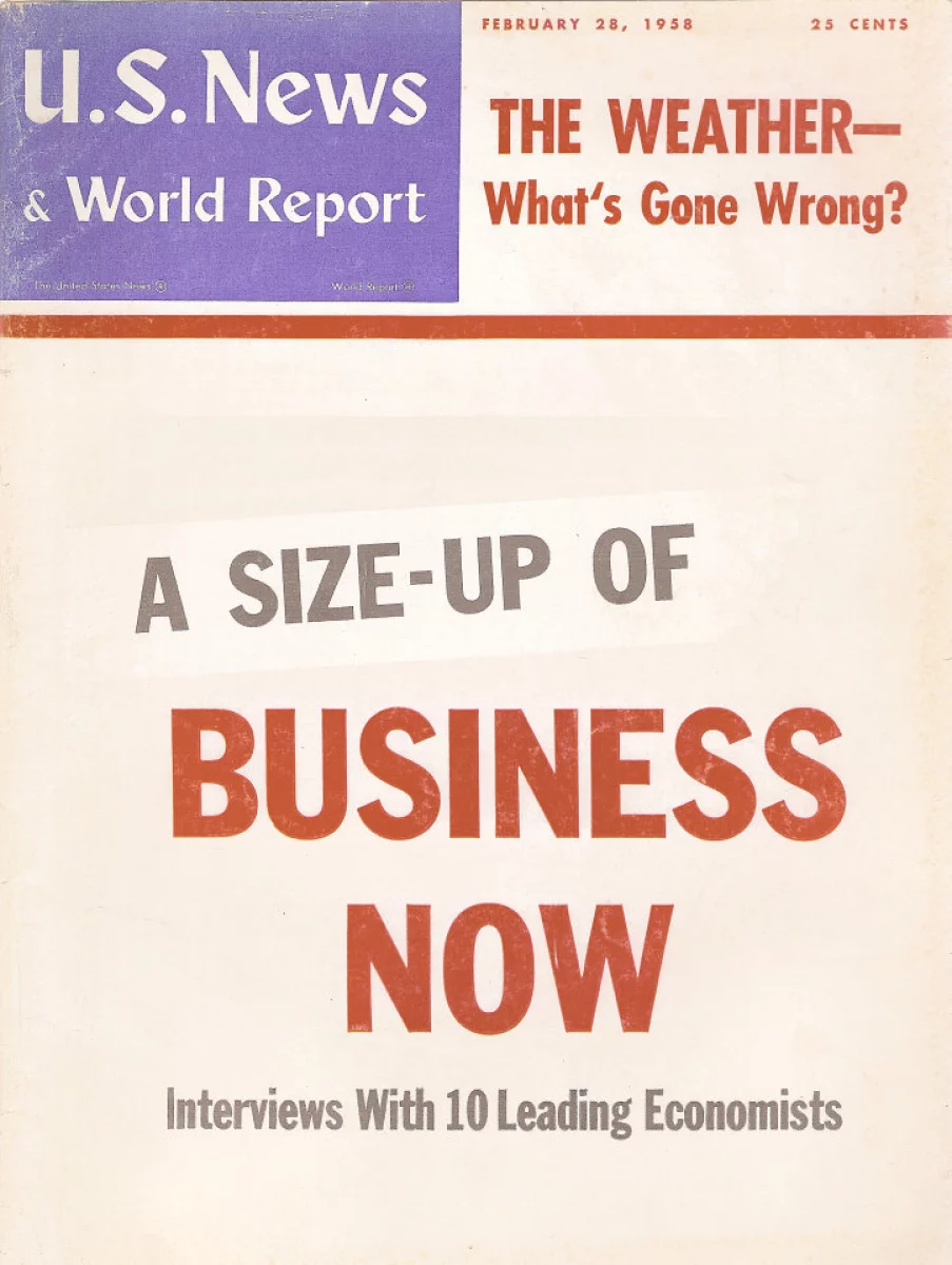 U.S. News & World Report | February 28, 1958 at Wolfgang's