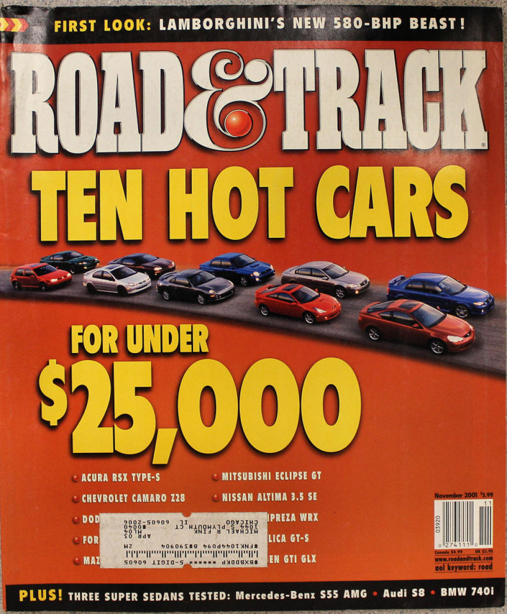 Road & Track | November 2001 at Wolfgang's