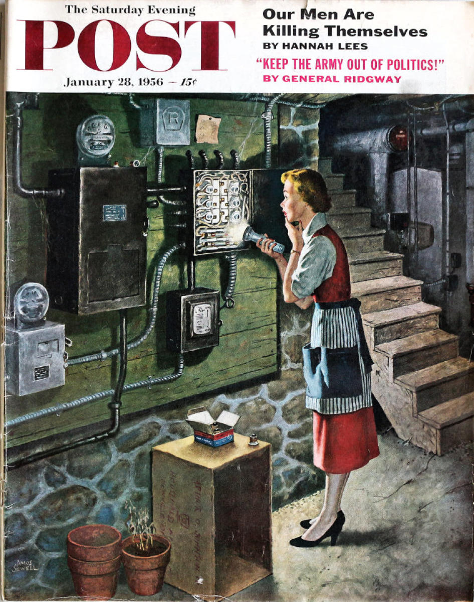 The Saturday Evening Post | January 28, 1956 at Wolfgang's