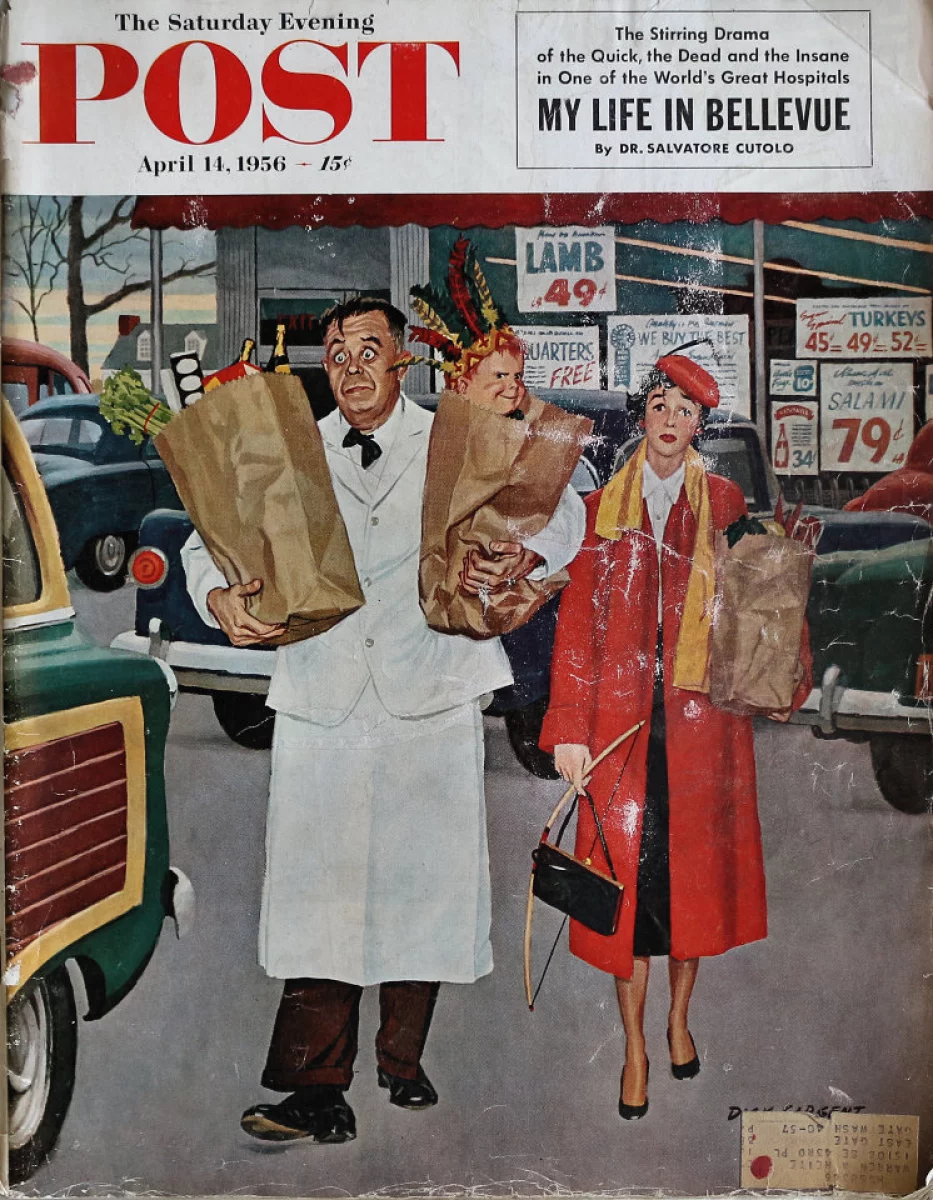 The Saturday Evening Post | April 14, 1956 at Wolfgang's