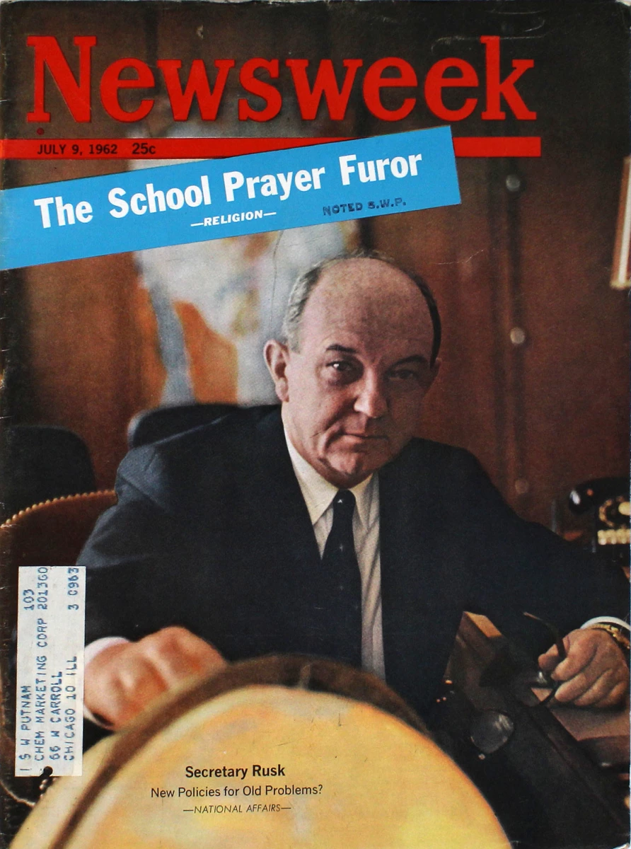 Newsweek | July 9, 1962 at Wolfgang's