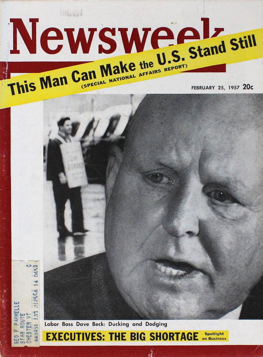 Newsweek | February 25, 1957 at Wolfgang's