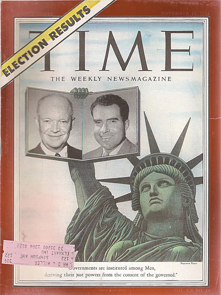 Time | November 10, 1952 at Wolfgang's