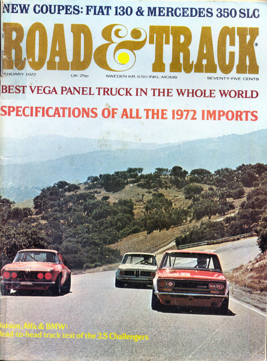 Road & Track | January 1972 at Wolfgang's