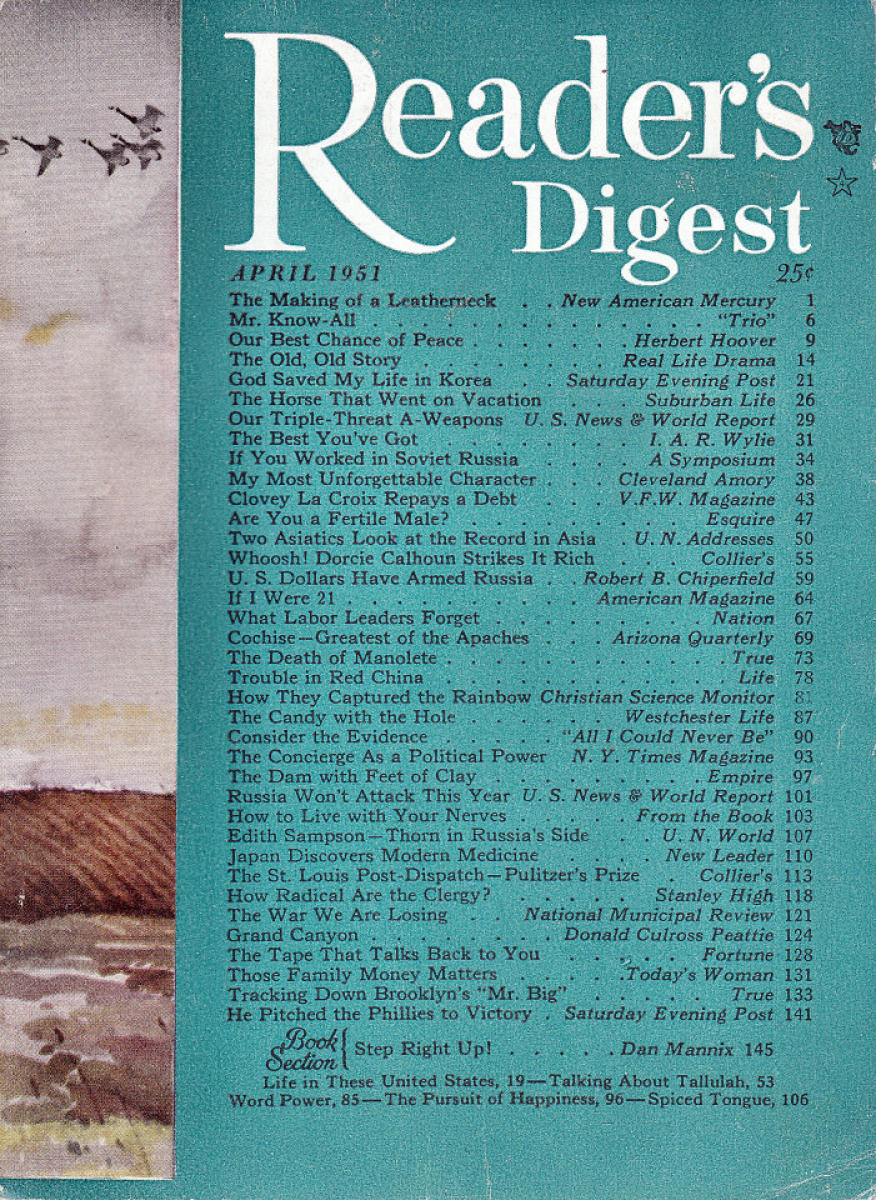 Readers Digest | April 1951 at Wolfgang's