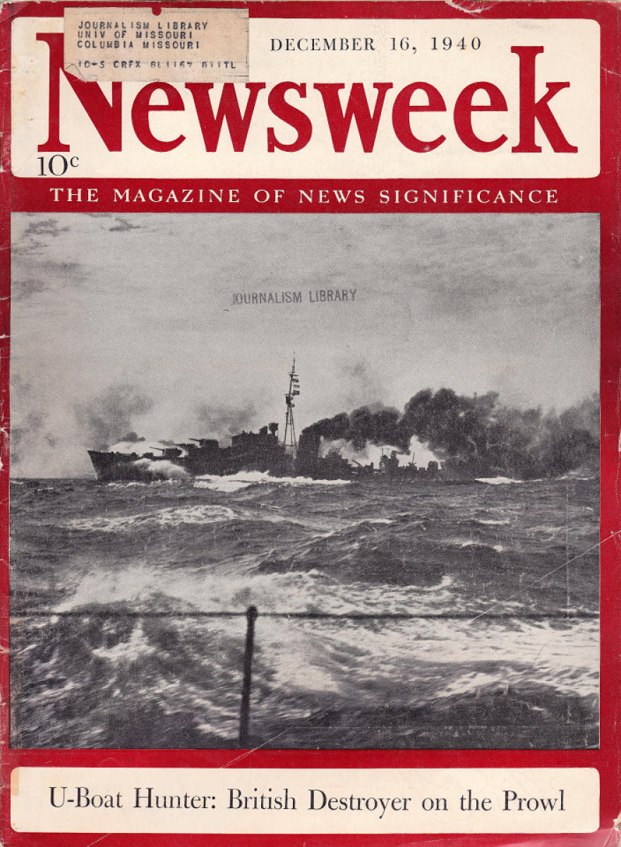Newsweek | December 16, 1940 at Wolfgang's