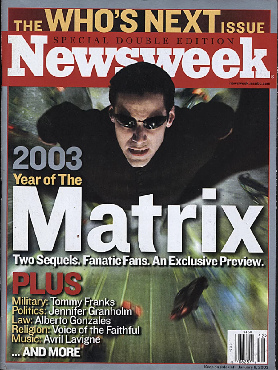 Newsweek | December 30, 2002 at Wolfgang's