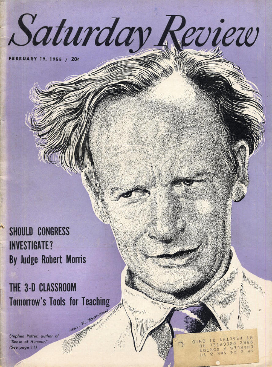 The Saturday Review | February 19, 1955 at Wolfgang's