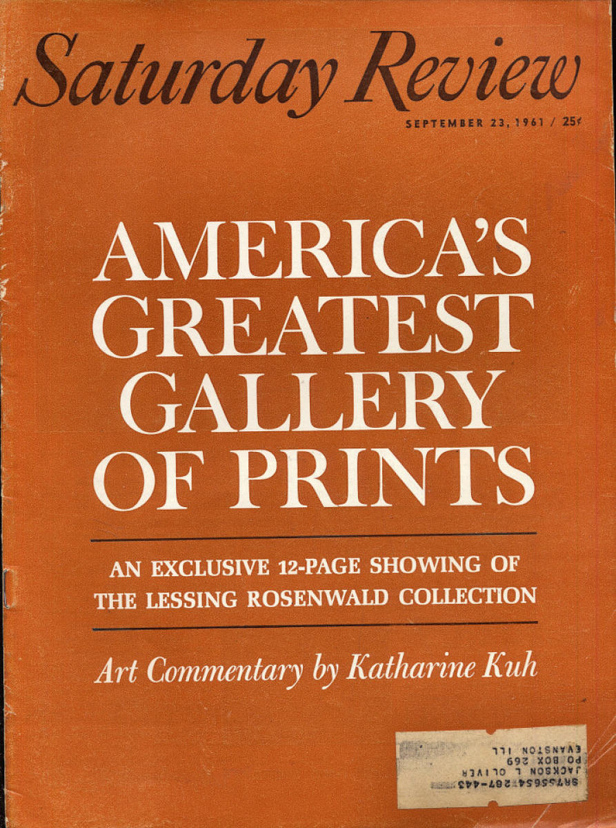 The Saturday Review | September 23, 1961 at Wolfgang's