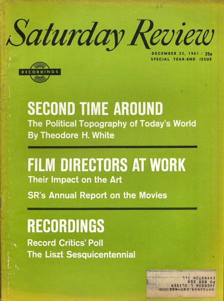 The Saturday Review | December 23, 1961 at Wolfgang's