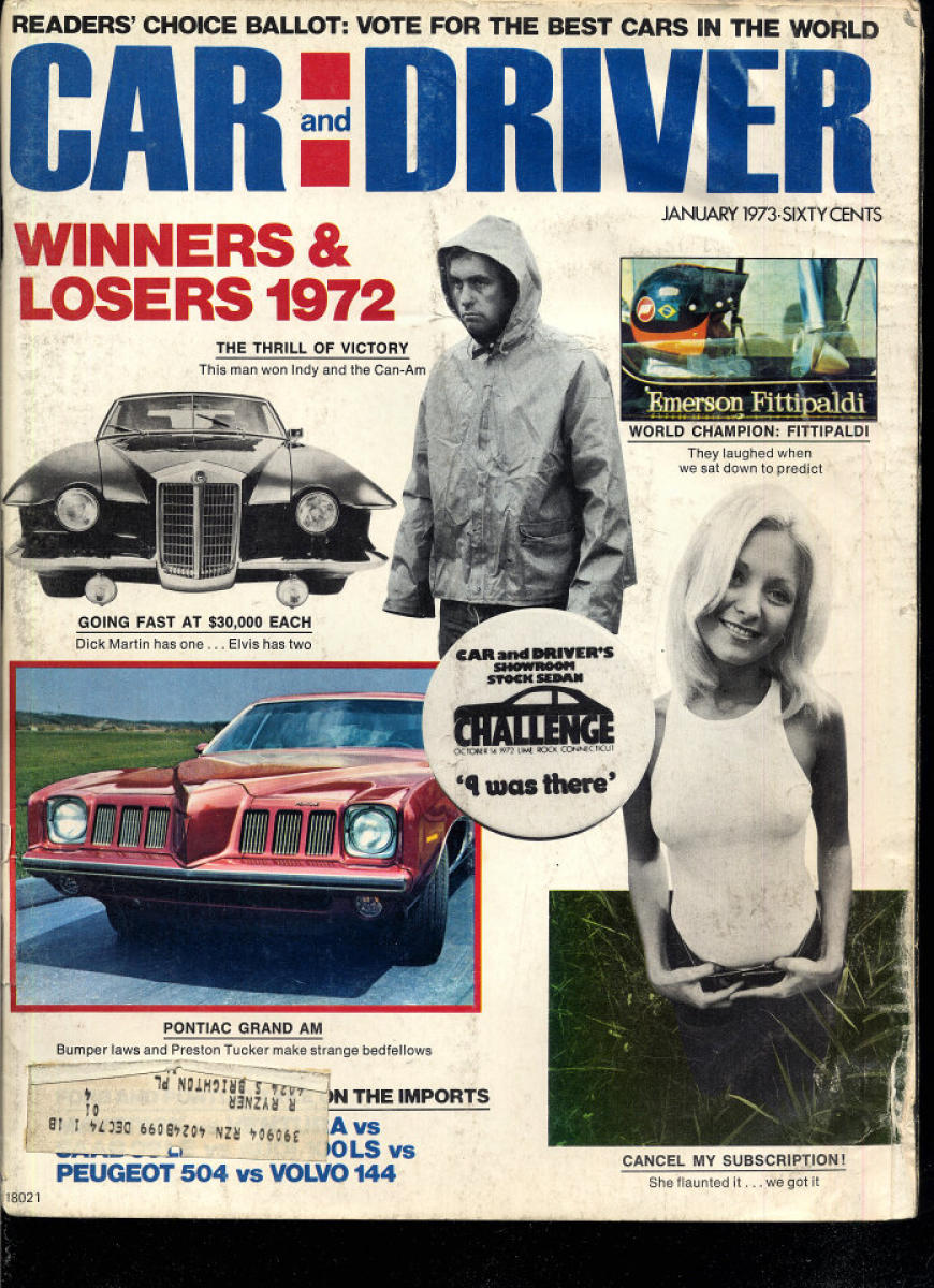 Car and Driver | January 1973 at Wolfgang's