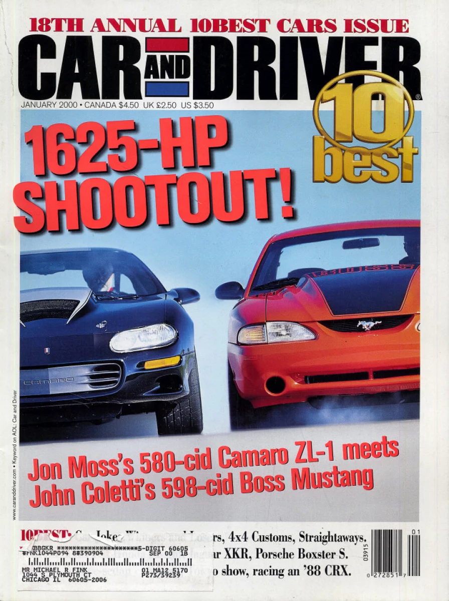 Car and Driver | January 2000 at Wolfgang's