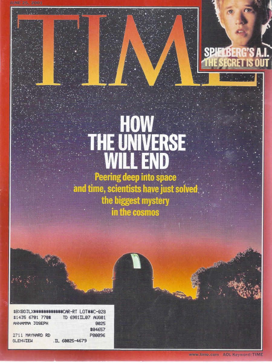 Time | June 25, 2001 at Wolfgang's