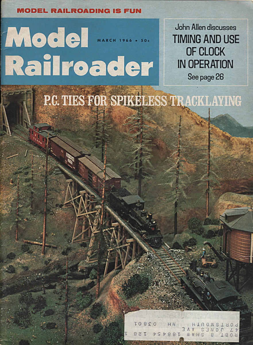 Model Railroader | March 1966 at Wolfgang's