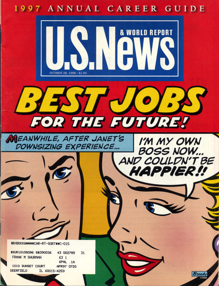 U.S. News & World Report | October 28, 1996 at Wolfgang's
