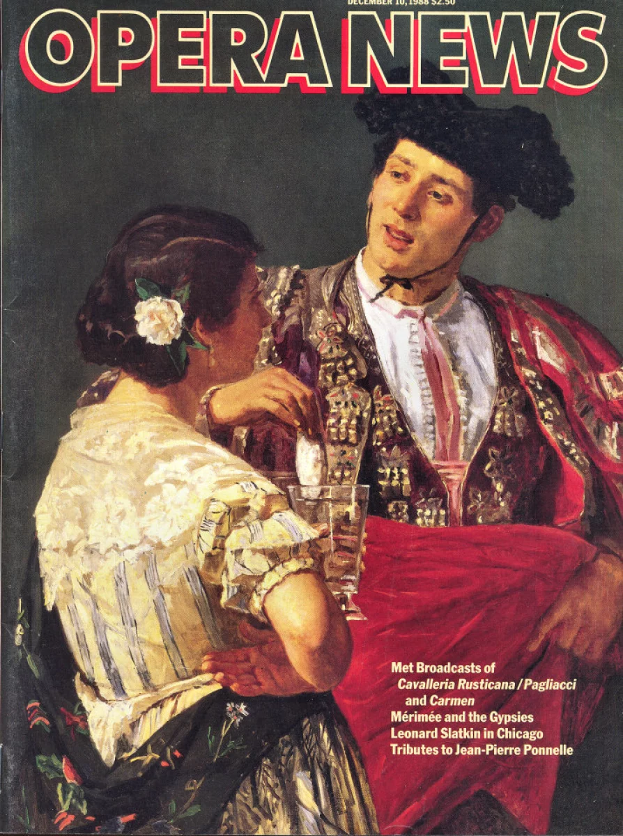 Opera News | December 10, 1988 at Wolfgang's