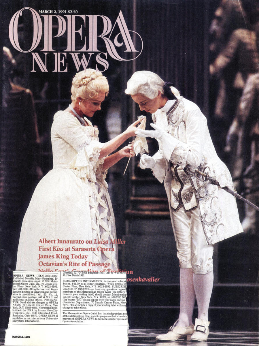 Opera News | March 2, 1991 at Wolfgang's