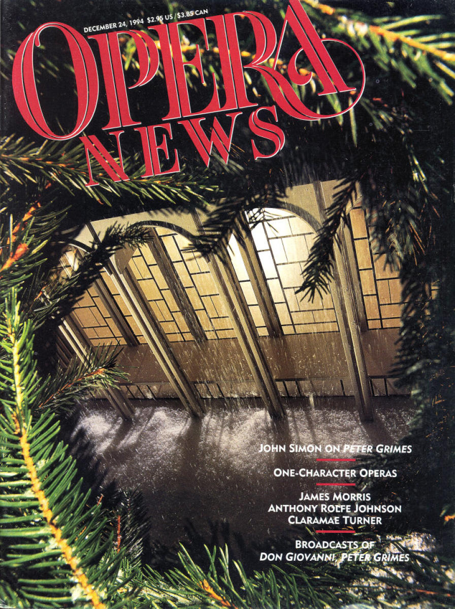 Opera News | December 24, 1994 at Wolfgang's