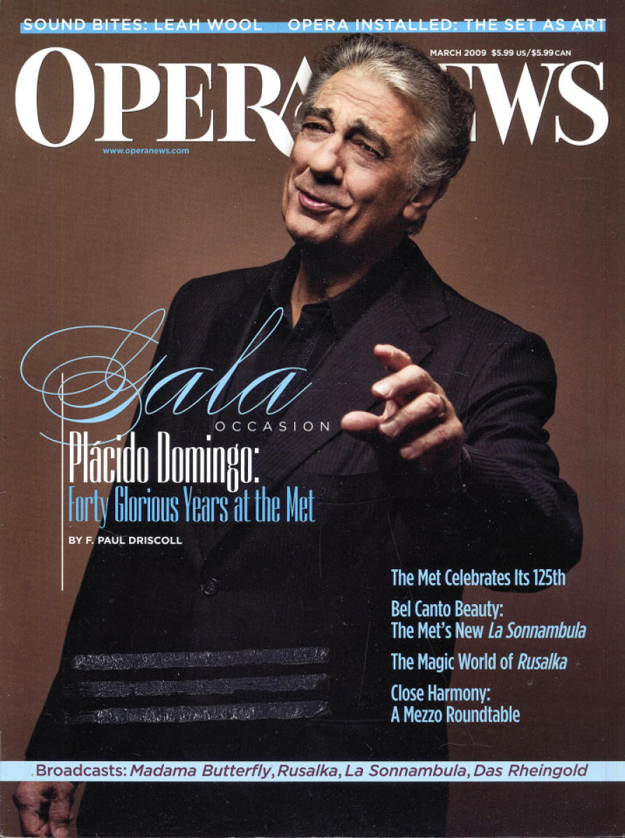 Opera News | March 2009 at Wolfgang's