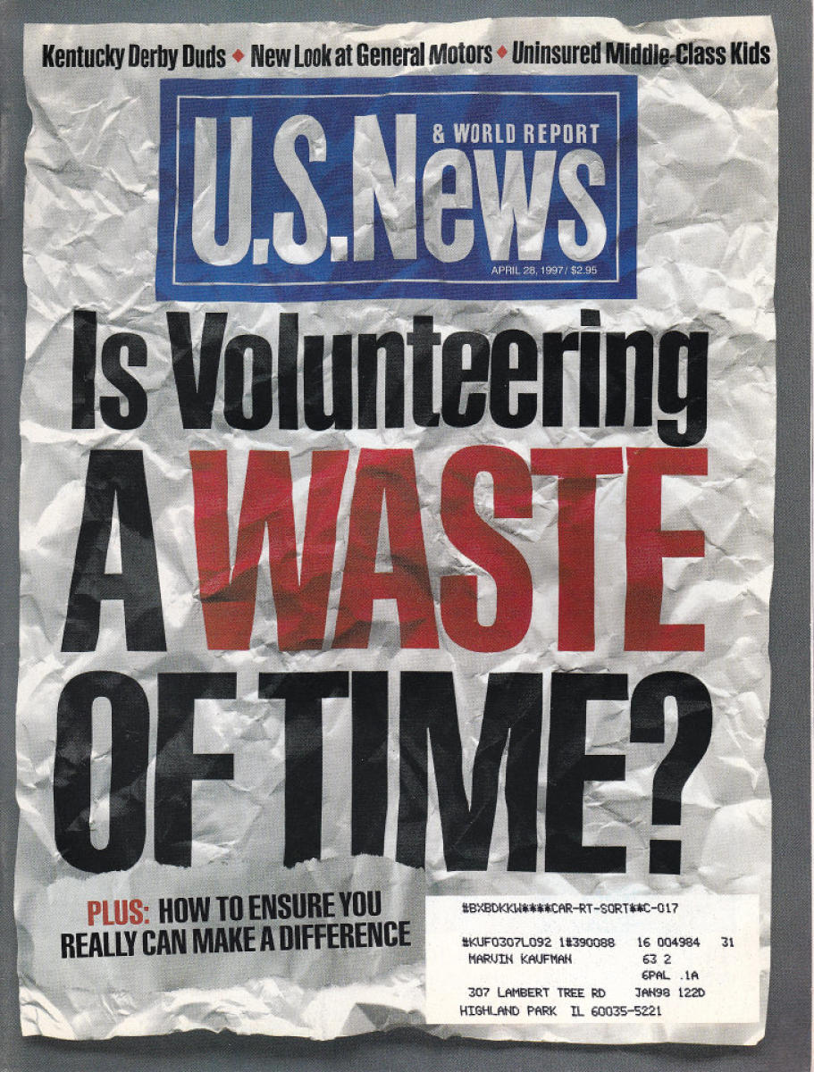U.S. News & World Report | April 28, 1997 at Wolfgang's