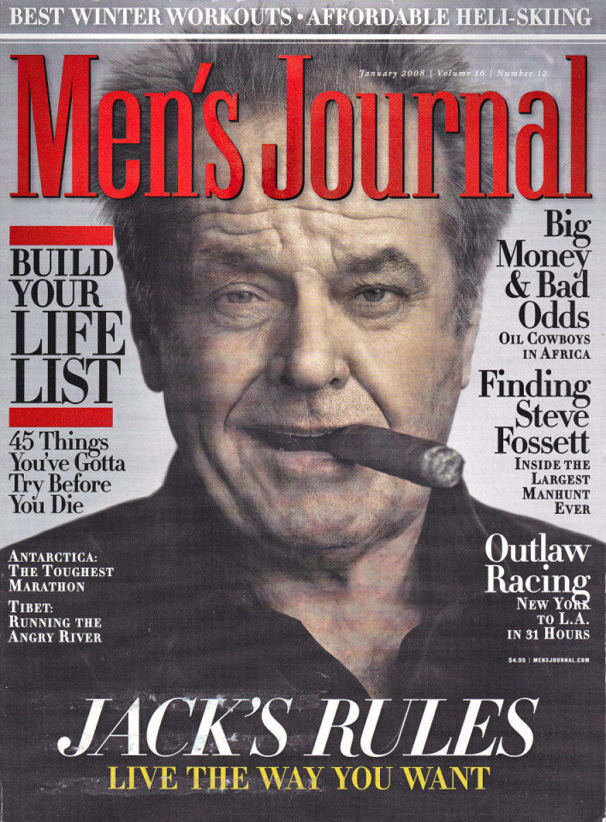 Men's Journal | January 2008 at Wolfgang's