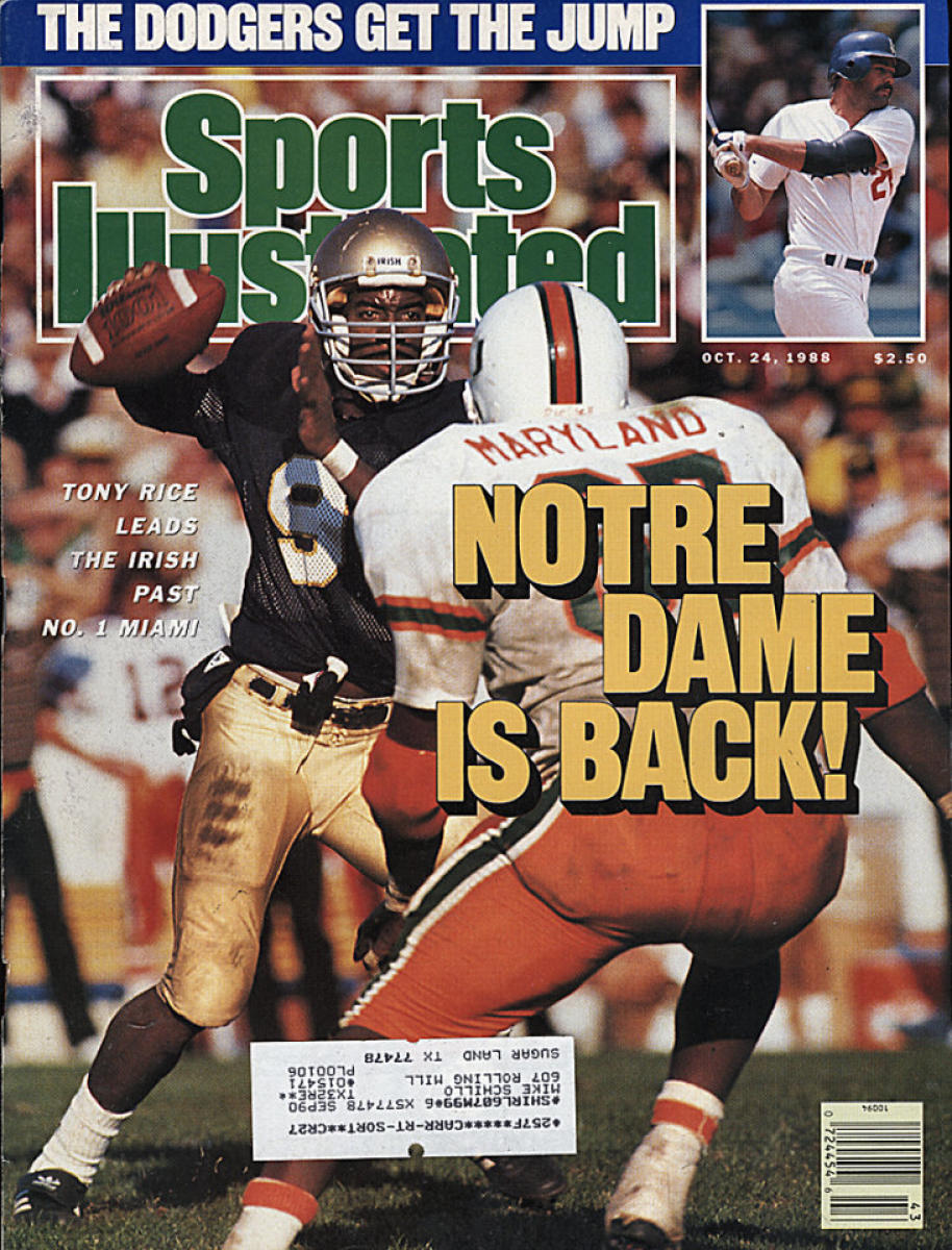 Sports Illustrated | October 24, 1988 at Wolfgang's