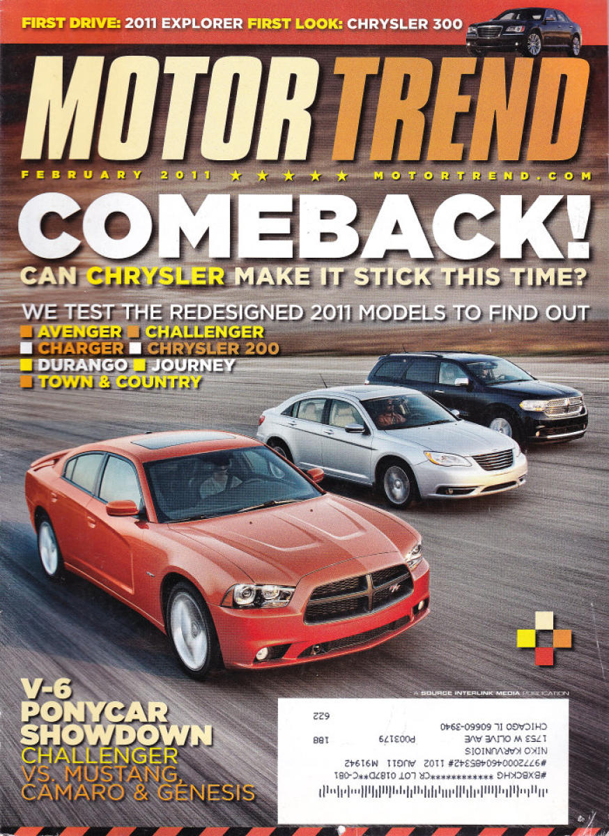 Motor Trend | February 2011 at Wolfgang's