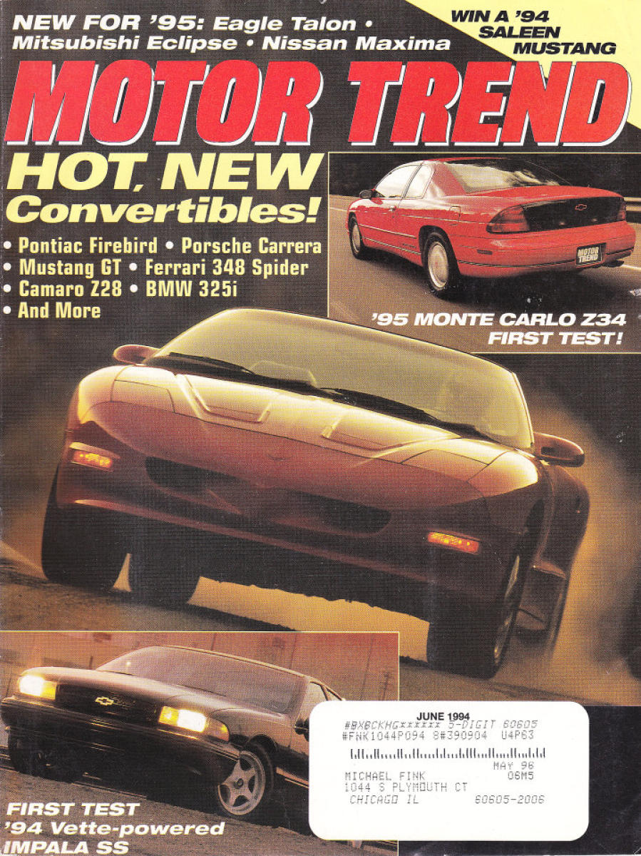 Motor Trend | June 1994 at Wolfgang's