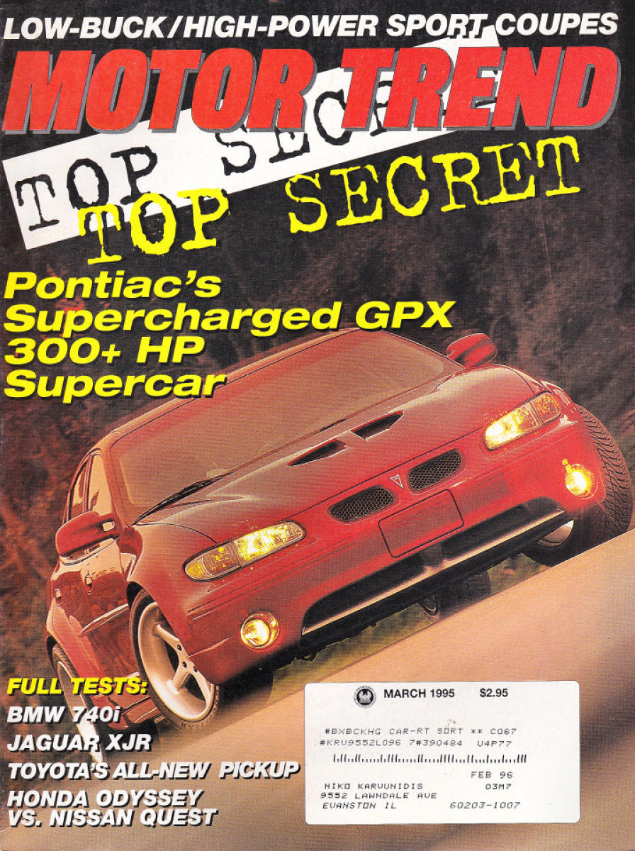 Motor Trend | March 1995 at Wolfgang's
