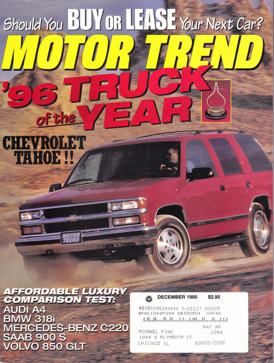 Motor Trend | December 1995 at Wolfgang's