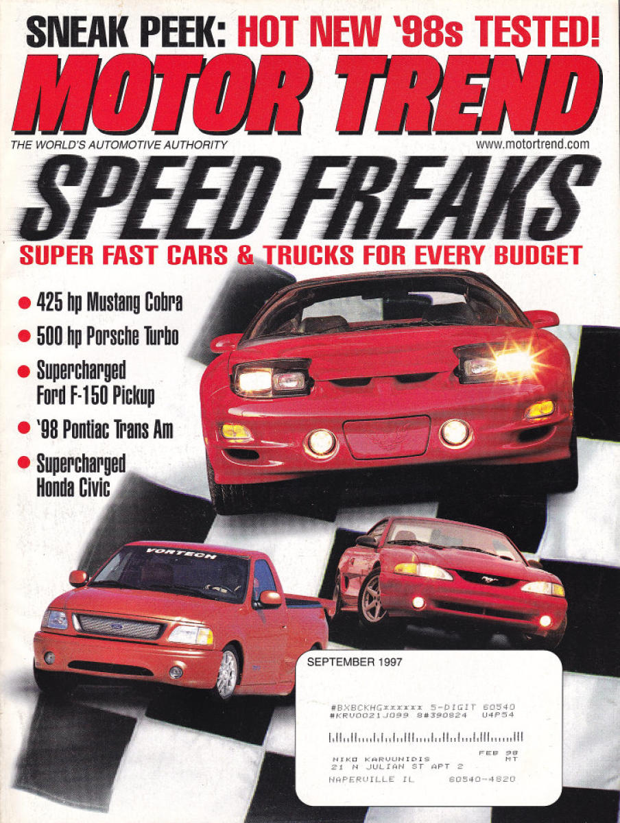 Motor Trend | September 1997 at Wolfgang's
