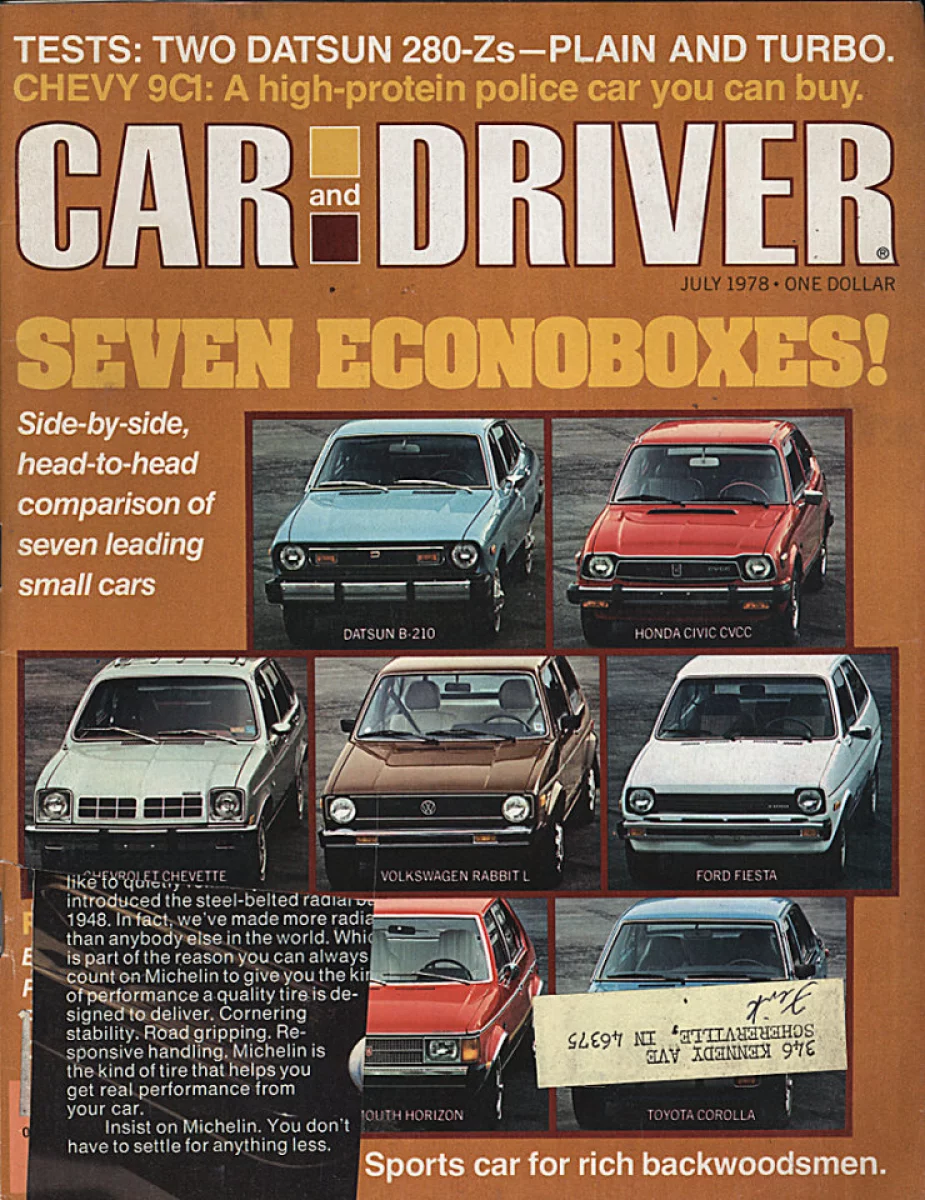 Car and Driver | July 1978 at Wolfgang's